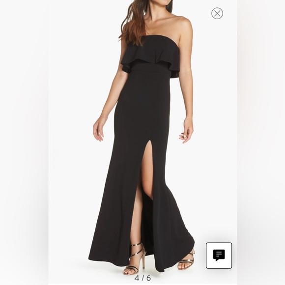 Lulus | Dresses | Lulus Strapless Maxi Gown | Poshmark